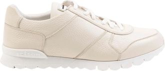 Kiton Homme, Chaussures, Blanc, Taille: 45 EU Leather Baskets