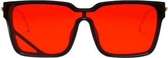 Generic Lunettes de soleil carr&eacute;es | Lunettes carr&eacute;es de protection UV - Lunettes de soleil rectangulaires r&eacute;tro pour homme et femme - Lunettes de soleil carr