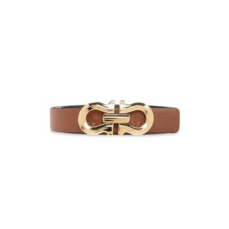 Ferragamo Gancini Wendeg&uuml;rtel - - Accessories - Damen - Braun - 95 CM