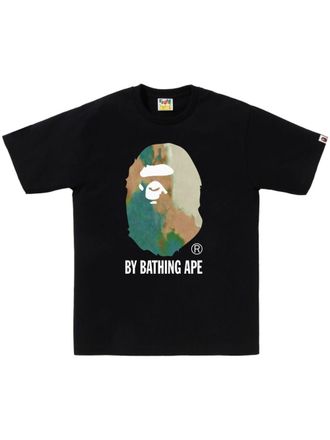 A Bathing Ape t-shirt à logo imprimé - Noir
