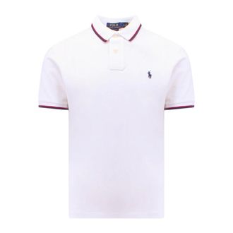 Ralph Lauren Gestreiftes Poloshirt mit Kragen - - Tops - Herren - Wei&szlig; - 2XL