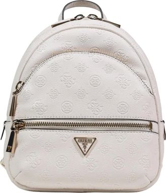 Guess Femme, Sacs, Blanc, Taille: ONE Size Manhattan II Backpack