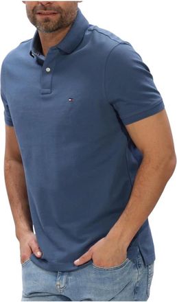Tommy Hilfiger Homme, Tops, Bleu, Taille: XL Polo en Piqu&eacute; Coupe Classique 1985