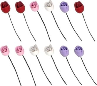 Cabilock Miniatur-Blumen F&uuml;r Puppenhaus Ma&szlig;stab 1:12 Mini-blumenmodelle Leicht Und Einfach Zu Verstauen