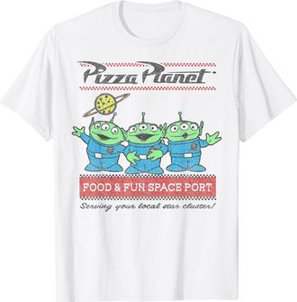 Disney Pixar Toy Story Pizza Planet Food & Fun Space Port T-Shirt