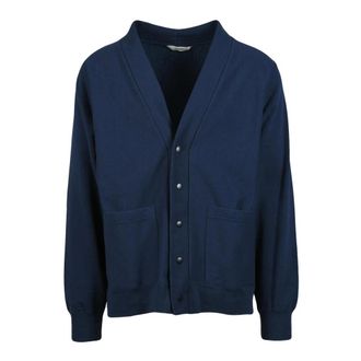 Nanam&iacute;ca Cardigan-Sweatshirt aus Baumwoll-Polyester-Mix - - Knitwear - Herren - Blau - M