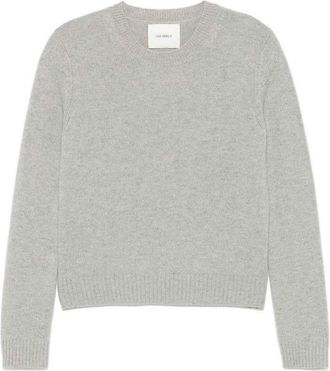 Lisa Yang Rundhalspullover - Hellgrau