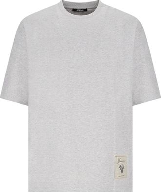 Jacquemus Homme, Tops, Gris, Taille: XL Le T-shirt Torneo