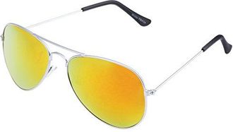 Miobo Lunettes de soleil avec monture en acier inoxydable et m&eacute;tal, Argent&eacute;/dor&eacute;