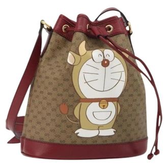 Gucci Pre-owned Vintage Bucket Shoulder Bag - - Pre-owned - Damen - Braun - ONE SIZE