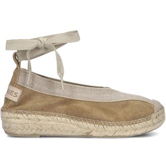Shabbies Amsterdam Beige Espadrilles f&uuml;r Damen - - Shoes - Damen - Beige - 37 EU