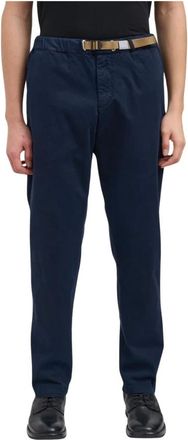 White Sand Homme, Pantalons, Bleu, Taille: XL Relaxed Fit Cotton Twill Pants