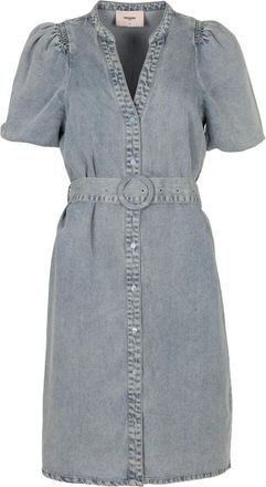 Freebird by Steven Femme, Robes, Bleu, Taille: 44 FR Blauw Dael Dress
