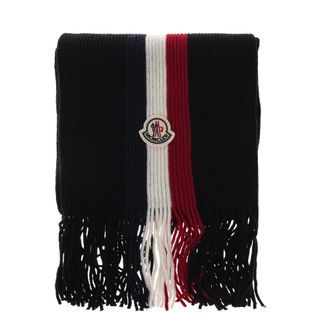 Moncler Dreifarbiger Wollschal - - Accessories - Herren - Schwarzk - ONE SIZE