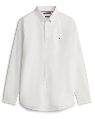 Tommy Hilfiger Oxfordhemd mit Stickmuster, Regular Fit in