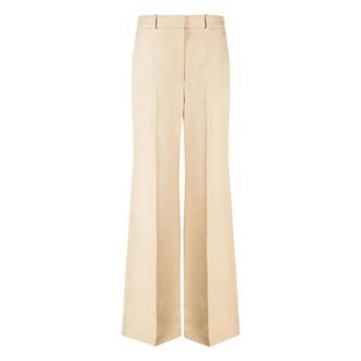 Joseph Beige Shantung Hose - - Trousers - Damen - Beige - M