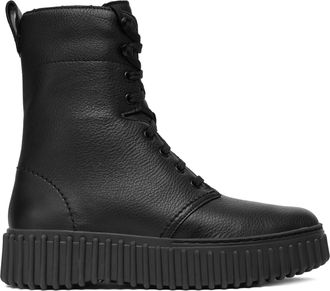 Clarks Schnürschuhe Clarks Torhill Style 26182918 Schwarz