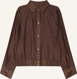 s.Oliver Black Label S.Oliver Black Label Hemdbluse braun
