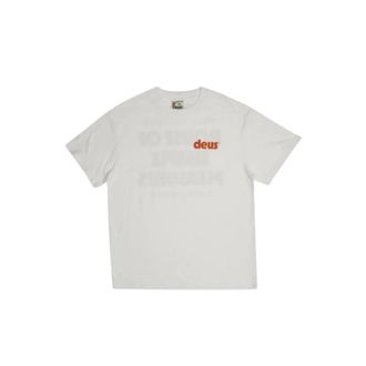 Deus Homme, Tops, Blanc, Taille: L Camiseta Base