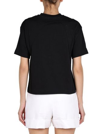 Alexander McQueen Cotton Crewneck T-Shirt - Black