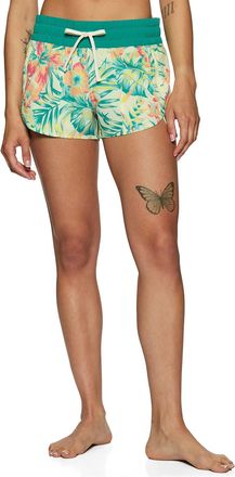 Hurley Damen Kat Printed Bermuda Shorts, Hawaiianischer Garten, M