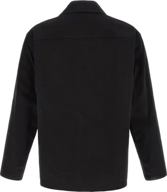 Saint Laurent Mens Black Cotton Blouse