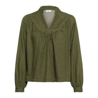 Saint Tropez Blouses & Chemises - Femme - Blouses et Chemises - Vert - Taille: 42 FR
