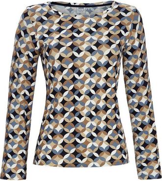 Ringella T-Shirt mit Abstraktdessin und Rundhalsausschnitt