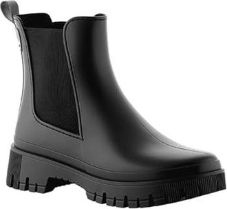 Lemon Jelly Kirby, Bottine Femme de Pluie, Bottine Chelsea Adapté à lEau, en PVC Mat, Parfumées au Citron (Taille 36-41)