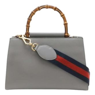 Gucci Pre-owned Vintage Bamboo Shoulder Bag - - Pre-owned - Damen - Grau - ONE SIZE