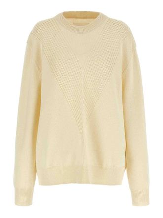 Jil Sander Pull Col Rond - Blanc