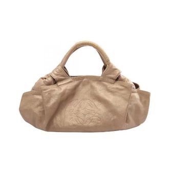 Loewe Pre-owned Nappa Aire Leather Handbag - - Pre-owned - Damen - Beige - ONE SIZE