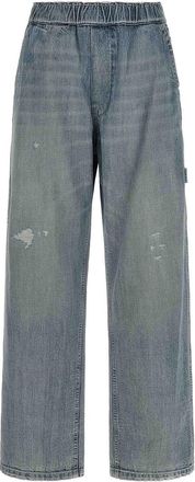 Maison Margiela Straight Leg Jeans - Hellblau