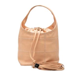 Chanel Sac seau vintage doccasion - Femme - Pre-owned - Beige - Taille: ONE Size