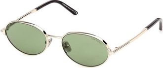 Tom Ford Lunettes de soleil Gina - Femme - Accessoires - Jaune - Taille: 52 MM