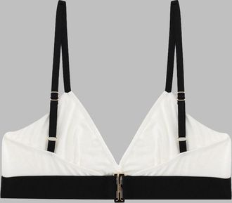 Tom Ford Logo-Detailed Modal Bralette - White