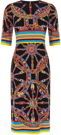 Dolce & Gabbana Knielanges Kleid - Bunt