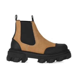 Ganni Low Chelsea Boot - - Shoes - Damen - Beige - 36 EU