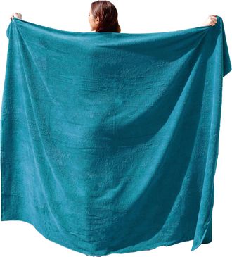 Kapart Strandtuch XXL Petrol 100% Baumwolle, 155x220cm, I XXL Saunahandtuch I Badetuch in Übergröße I Duschhandtuch, Badehandtuch & Saunatuch