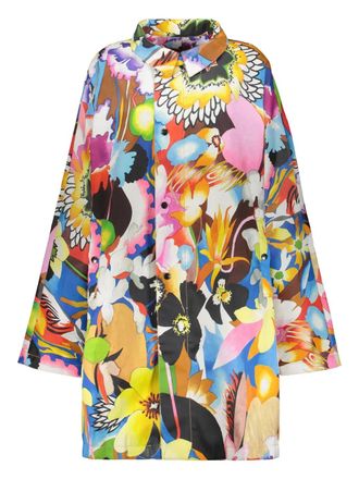 Missoni trench imprimé à taille ceinturée - Jaune