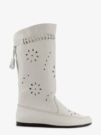 Isabel Marant Welky leather boots with cut-out details - ISABEL MARANT - gender_Woman