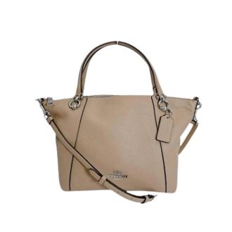 Coach Pre-owned Leder Schultertasche - - Pre-owned - Damen - Beige - ONE SIZE