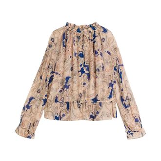 Sand Copenhagen Sand, Femme, Blouses et Chemises, Multicolore, Taille: 44 FR Blouse 3626
