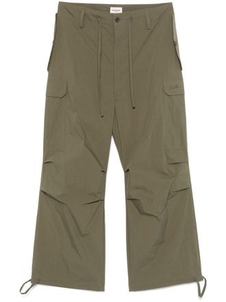 P.A.R.O.S.H. pantalon &agrave; poches cargo - Vert