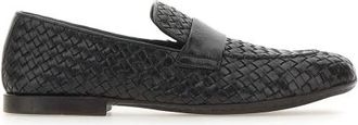 Alexander Hotto Homme, Chaussures, Noir, Taille: 42 EU Mocassins en Cuir Tress&eacute;