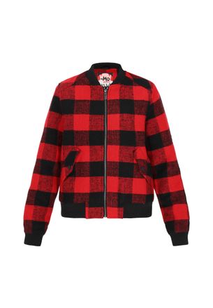 Mymo Jacke Frauen rot schwarz