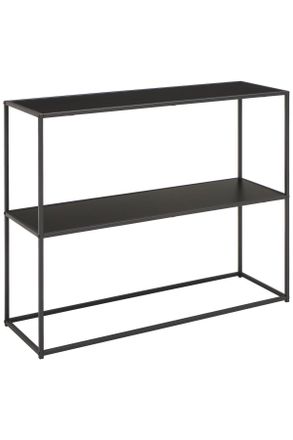 Xora Konsolentisch, Schwarz, Metall, Holzwerkstoff, rechteckig, eckig, 32.4x79x99.4 cm, Wohnzimmer, Wohnzimmertische, Konsolentische