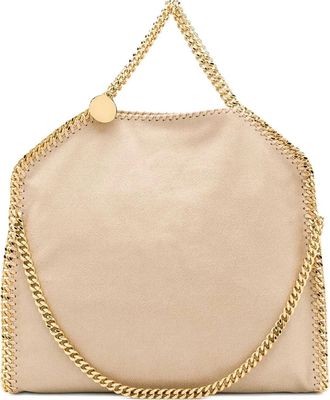 Stella McCartney Falabella fold-over tote bag - Gold