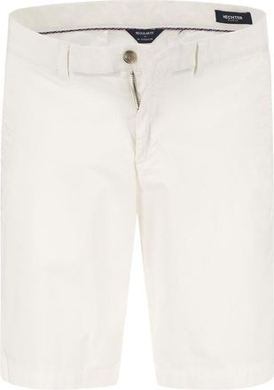 Daniel Hechter Herren Shorts wei&szlig; Baumwoll-Stretch