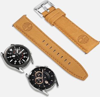 Timberland Beigefarbenes Lederarmband f&uuml;r Herren, Herren, No Color